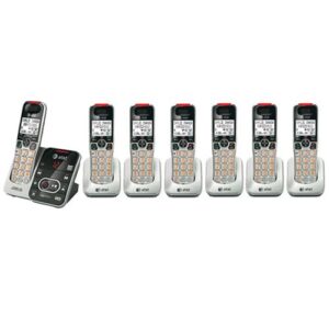 at&t crl32102 cordless phone and 6 crl30102 handsets