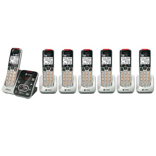 AT&T CRL32102 Cordless Phone and 6 CRL30102 Handsets