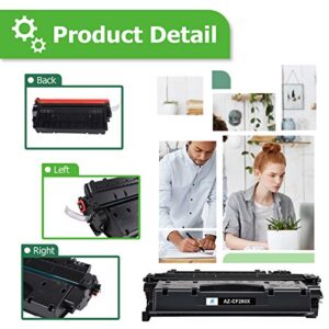 Aztech Compatible Toner Cartridge Replacement for HP 80X CF280X 80A CF280A for HP Pro 400 M401A M401D M401N M401DNE MFP M425DN Printer Ink (Black, 4-Pack)