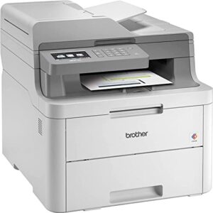 Brother MFC-L3710CW Compact Digital Color All-in-One Wireless Laser Printer, AirPrint, Hi-Speed USB 2.0, Wi-Fi Direct, 19ppm, 3.7" Color Touchscreen, Amazon Dash Replenishment Ready, Durlyfish