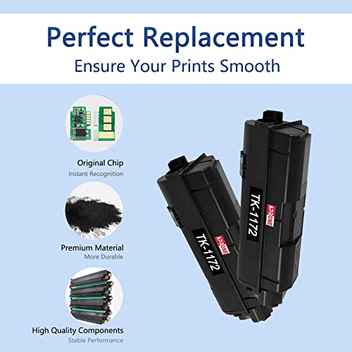 APRONE TK-1172 TK1172 (1T02S50US0) Compatible Toner Cartridge Replacement for Kyocera TK-1172 for use in Kyocera M2040dn, M2540d, M2540dw, M2640idw Printers (7200 Pages, 2-Pack)