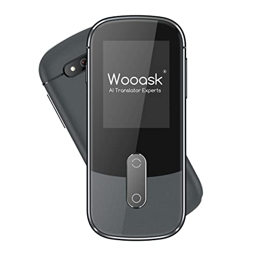 Wooask Language Tranlator Device Real-time Two Way Vocie Translation in 138 Languages for Learning Travel Business