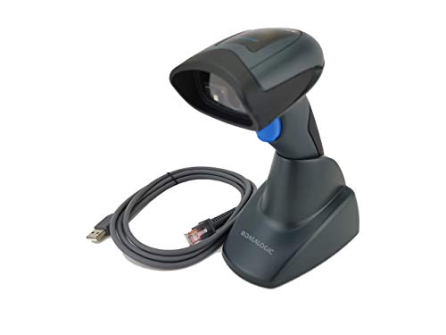 Datalogic QuickScan QD2430 Handheld 2D Barcode Scanner, Includes Base Stand (Autosense) and USB Cable (Renewed)