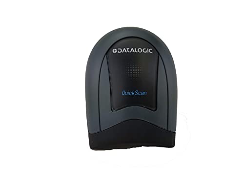 Datalogic QuickScan QD2430 Handheld 2D Barcode Scanner, Includes Base Stand (Autosense) and USB Cable (Renewed)