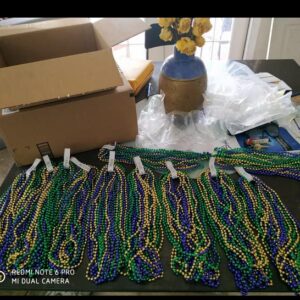 Mardi Gras Beads (144 Pieces) by Oojami