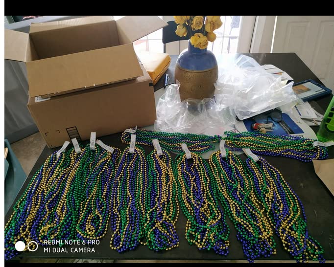 Mardi Gras Beads (144 Pieces) by Oojami