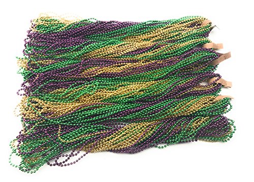 Mardi Gras Beads (144 Pieces) by Oojami