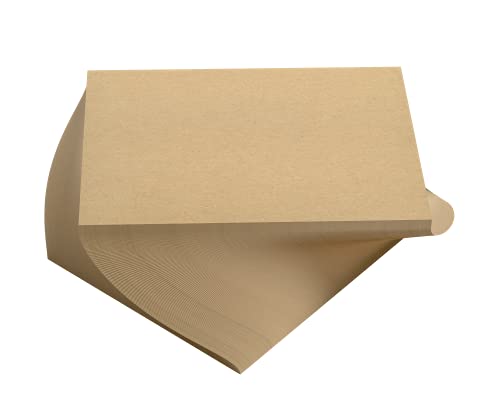 Chipboard Sheets 8.5" x 11" - 100 Sheets of 22 Point Chip Board for Crafts - This Kraft Board is a Great Alternative to MDF Board and Cardboard Sheets