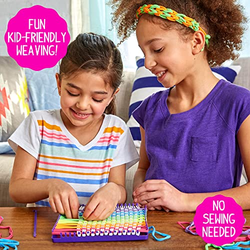 Made By Me Ultimate Weaving Loom by Horizon Group Usa, Includes Over 380 Craft Loops & 1 Weaving Loom (Amazon Exclusive), Multicolor