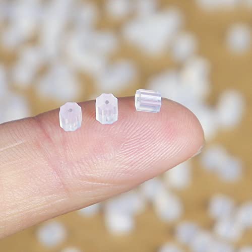 Earring Backs for Sensitive Ears, 200pcs Silicone Clear Earring Backs for Studs Earring Hooks Hypo-allergenic Earring Stoppers Jewelry Accessories