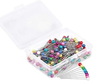 sewing pins, 600 pcs straight pins 1.6 in pearlized ball head pins, sewing pins for fabric diy sewing pins crafts