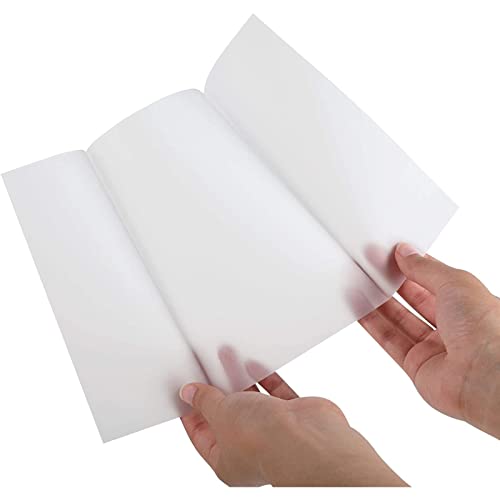 100 Pack Vellum Jackets for 5x7 Invitations, Bulk Transparent Paper Envelope Liners for Wedding Cards