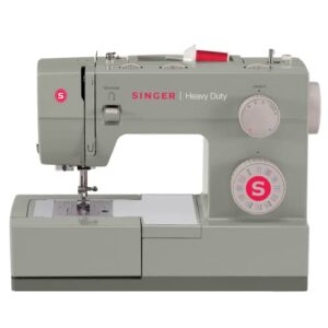 singer | heavy duty 4452 sewing machine , gray