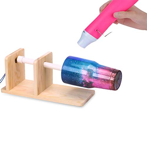 Bubble Removing Tool for Epoxy Resin and Acrylic Art, DIY Glitter Tumblers, Specially-Designed Heat Gun for Making Acrylic Resin Travel Mugs Tumblers to Remove Air Bubbles (Pink)