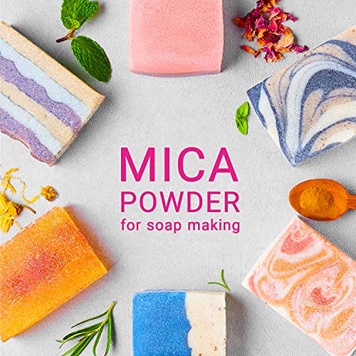 Mica Powder for Epoxy Resin – Pigment Powder for Nails – Epoxy Resin Color Pigment – Soap Making Dye – Mica Pigment Powder 24 Colors Set