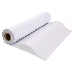 white drawing paper roll – 20 m art paper roll (44cm x 20m) painting sketching paper for easel paper, bulletin board paper, wall art, gift wrap