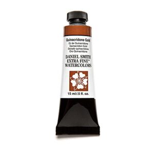 daniel smith 15ml watercolor, quinacridone gold, 0.5 fl oz (pack of 1), 5