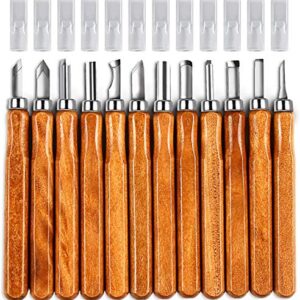 Wood Carving Knife Set - 20 PCS Hand Carving Tool Set for DIY Sculpture Carpenter Experts & Beginners