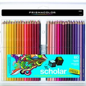 Prismacolor Scholar Colored Pencils, 60 Pack