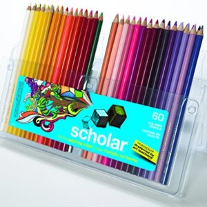 Prismacolor Scholar Colored Pencils, 60 Pack