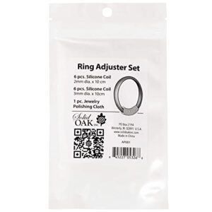 Ring Size Adjuster for Loose Rings – 12 Pack, with 2 Sizes for Different Band Widths – Invisible Ring Guard and Spacer for Men and Women