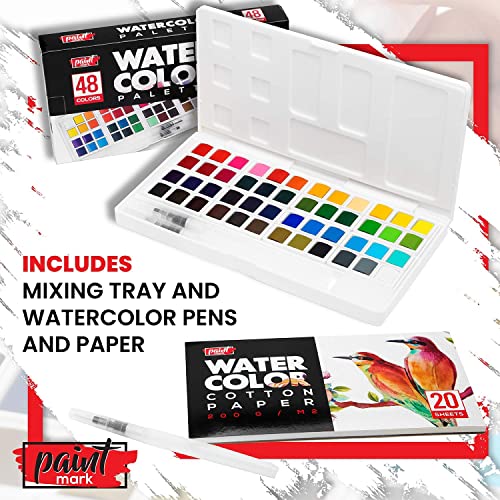 Watercolor Palettes 48 pack