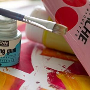 Pebeo Easy Peel Liquid Latex Masking Fluid - Drawing Gum - Dries Quickly - For Ink - Watercolor - Gouache Painting & Illustration - Fine Arts & Crafts Supplies - 45ml Bottle