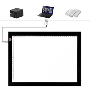 NXENTC A4 Tracing Light Pad, Ultra-Thin Tracing Light Box USB Power Artcraft Tracing Light Table for Artists, Drawing, Sketching, Animation