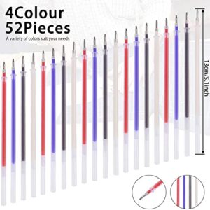 8 Pieces Heat Erasable Pens for Fabric with 52 Refills Fabric Marking Pens Fabric Markers for Quilting Sewing DIY Dressmaking Fabrics Tailors Chalk (60)