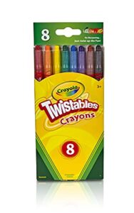 crayola twistables crayons, school supplies, 8ct