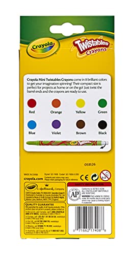 Crayola Twistables Crayons, School Supplies, 8ct