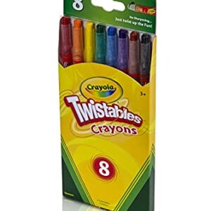 Crayola Twistables Crayons, School Supplies, 8ct