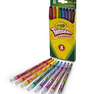 Crayola Twistables Crayons, School Supplies, 8ct