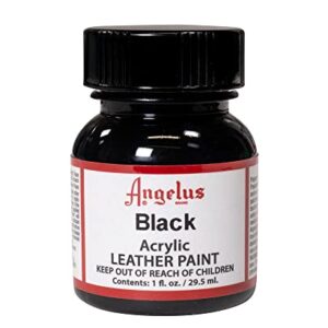 Angelus Acrylic Leather paint Black 1oz