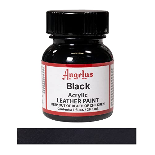 Angelus Acrylic Leather paint Black 1oz