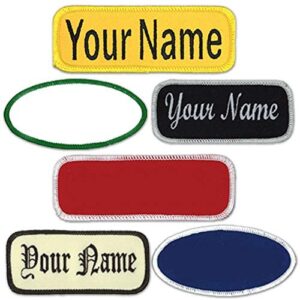 name patches uniform or work shirt, personalized, embroidered new styles new fonts! multiple sizes to choose from. same day ship.