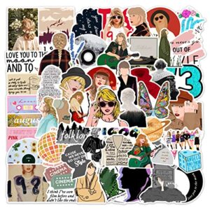 50pcs swift taylor stickers swift female pop singer decal decorate laptop garage door fridge guitar car scrapbook skateboard suitcase motorcycle snowboard