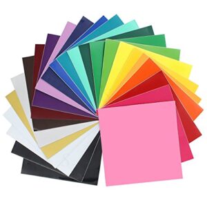 oracal 651 glossy vinyl – 24 pack of top colors – 12″ x 12″ sheets