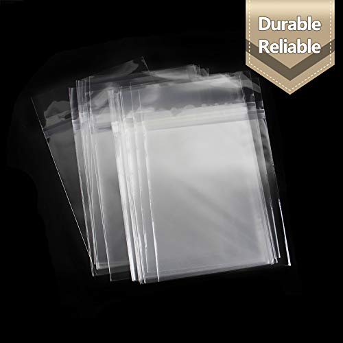 Golden State Art, Pack of 100, Acid-Free 8 3/8x 10 1/8 inches Crystal Clear Sleeves Storage Bags for 8x10 Photo Framing Mats Mattes