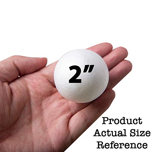 240 Pack Styrofoam Balls -Craft Foam Balls -Foam Craft Balls -Foam Balls For Arts and Crafts, DIY Craft For Home, School Craft Project -240 Bulk Styrofoam Balls, 4 sizes .8’’, 1.2’’, 1.6’’, 2’’ Inches