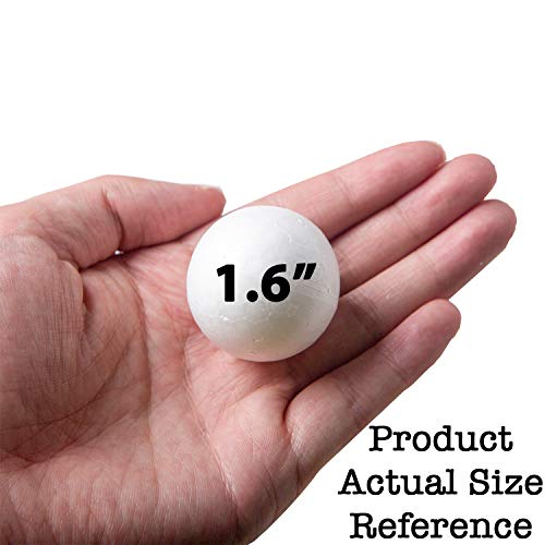 240 Pack Styrofoam Balls -Craft Foam Balls -Foam Craft Balls -Foam Balls For Arts and Crafts, DIY Craft For Home, School Craft Project -240 Bulk Styrofoam Balls, 4 sizes .8’’, 1.2’’, 1.6’’, 2’’ Inches