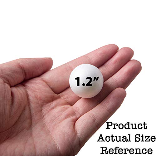 240 Pack Styrofoam Balls -Craft Foam Balls -Foam Craft Balls -Foam Balls For Arts and Crafts, DIY Craft For Home, School Craft Project -240 Bulk Styrofoam Balls, 4 sizes .8’’, 1.2’’, 1.6’’, 2’’ Inches