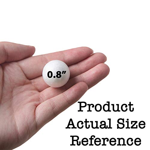 240 Pack Styrofoam Balls -Craft Foam Balls -Foam Craft Balls -Foam Balls For Arts and Crafts, DIY Craft For Home, School Craft Project -240 Bulk Styrofoam Balls, 4 sizes .8’’, 1.2’’, 1.6’’, 2’’ Inches