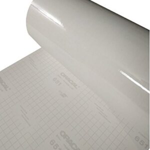 Oracal 651 Glossy Permanent Vinyl 12 Inch x 10 Feet - Transparent (Clear)