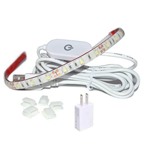 WENICE Sewing Machine Light, dimmable LED Light Strip for Decorative Purposes Cold White 6500k with Touch dimmer,Fits Sewing Machines