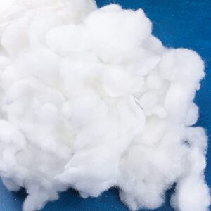 BUTUZE Polyester Fiber, Premium Fiber Fill, High Resilience Fill Fiber, Stuffing for Small Dolls Part Pillow Comforter DIY, 100g/3.5oz, Recyclable