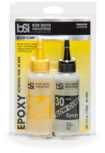 bob smith industries bsi-205 clear slow-cure epoxy (4.5 oz. combined)