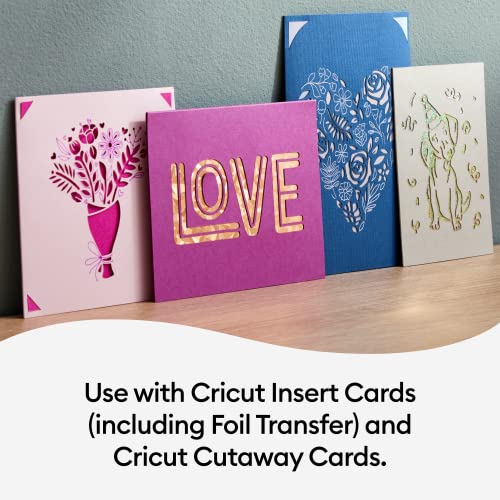 Cricut Card Mat 2x2, Reusable, Non-Slip Craft Mat, Create Four Cards Simultaneously, Perfect for Bulk Card Making, Compatible with Cricut Maker & Cricut Explore Crafting Machines