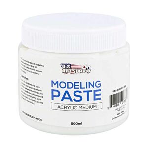 u.s. art supply modeling paste acrylic medium, 500ml tub