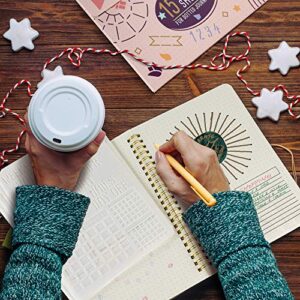 Easy to Use Stencil Set for Dotted Journals - Time Saving Planner Accessories/Supplies Kit Makes Creating Layouts Easy - Incl. Bullet Point Checklists, Daily/Weekly/Monthly Calendars